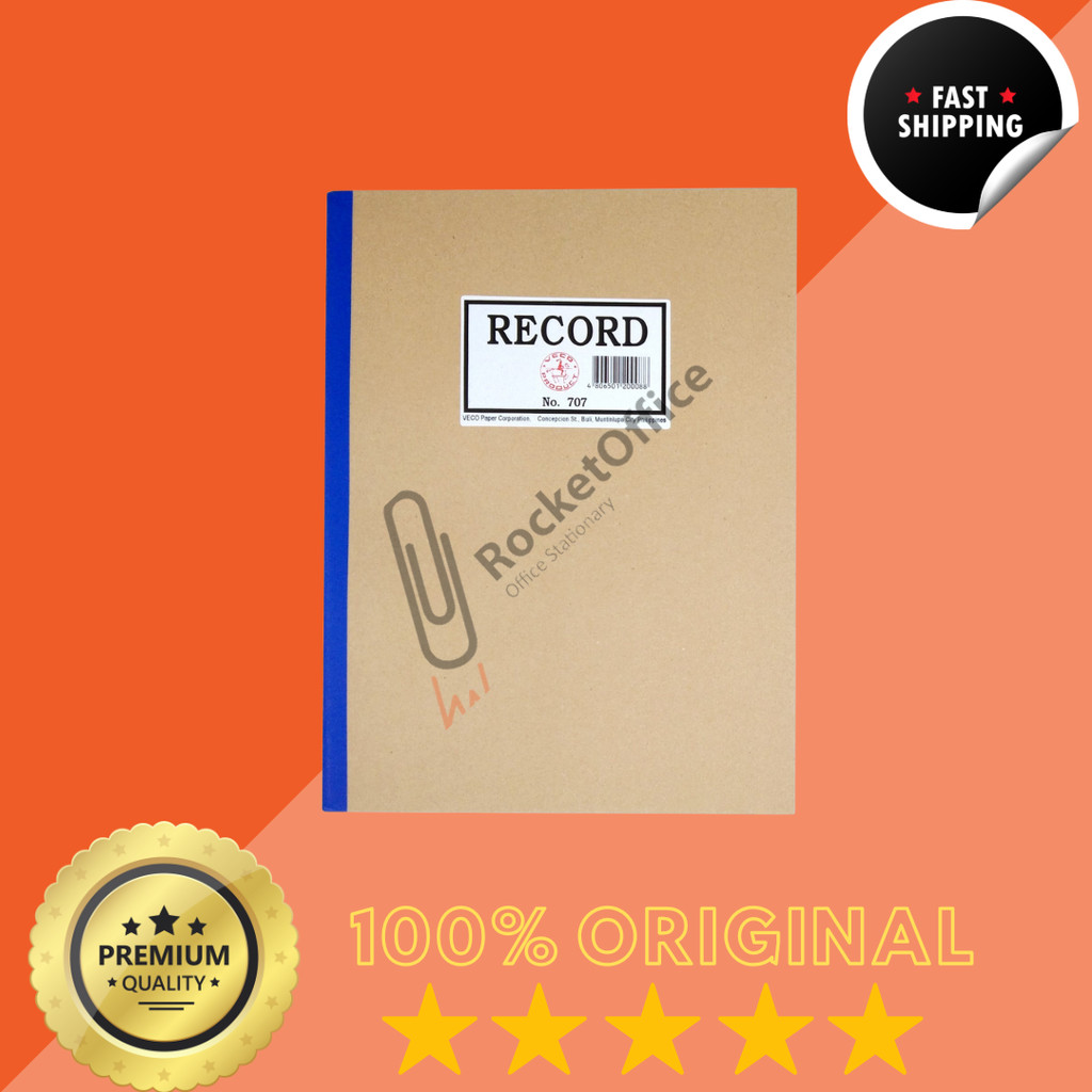 VECO No.707 Columnar Notebook Journal Book, Ledger, Cash, Record ...