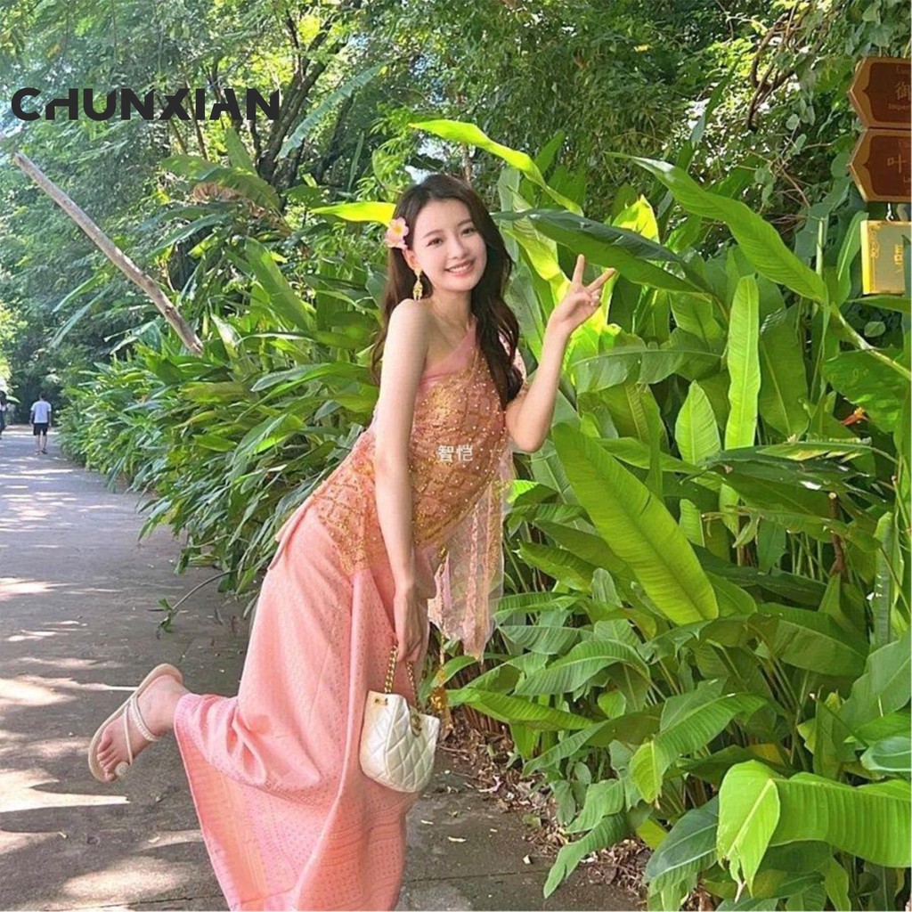 T Thailand Tourism Tuan National Ethnic Costume Western Double Version Nasun Yiju Jingyi Same ...