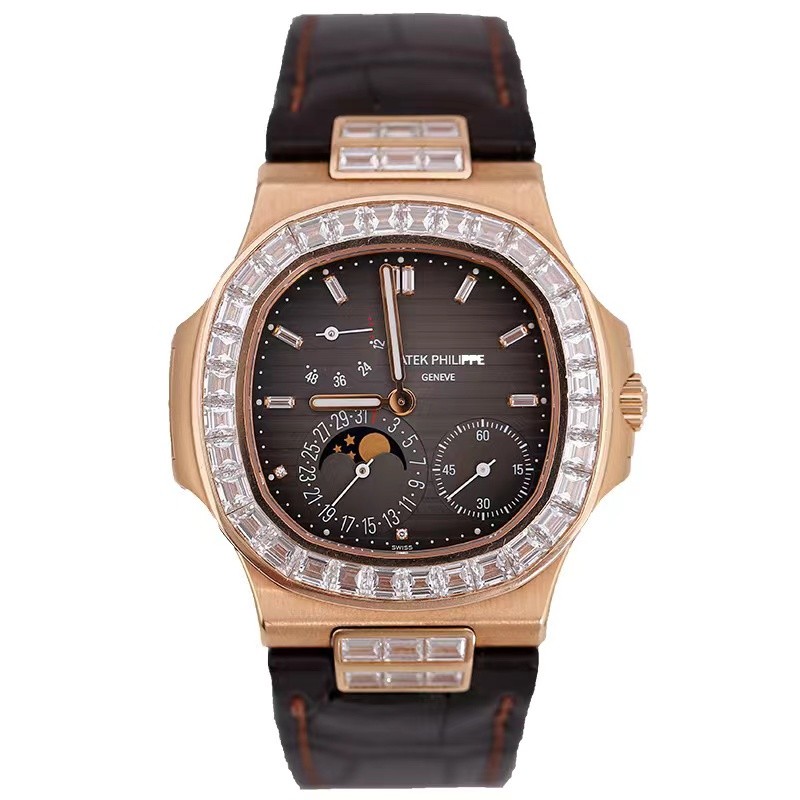 Patek Philippe Philippe Sports Elegant Parrot Snail Rose Gold Back ...