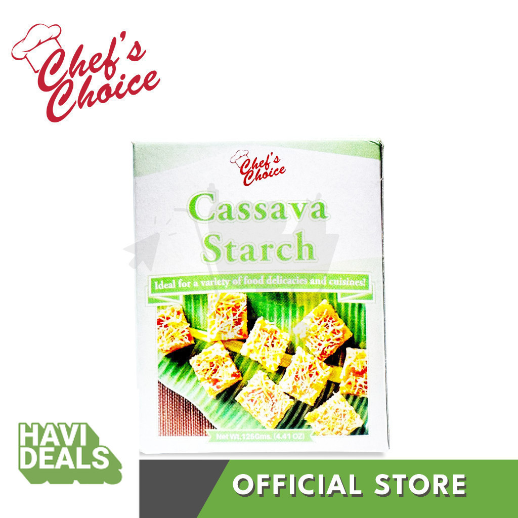 HAVI DEALS Chef's Choice Cassava Starch in Box 100g | Shopee Philippines
