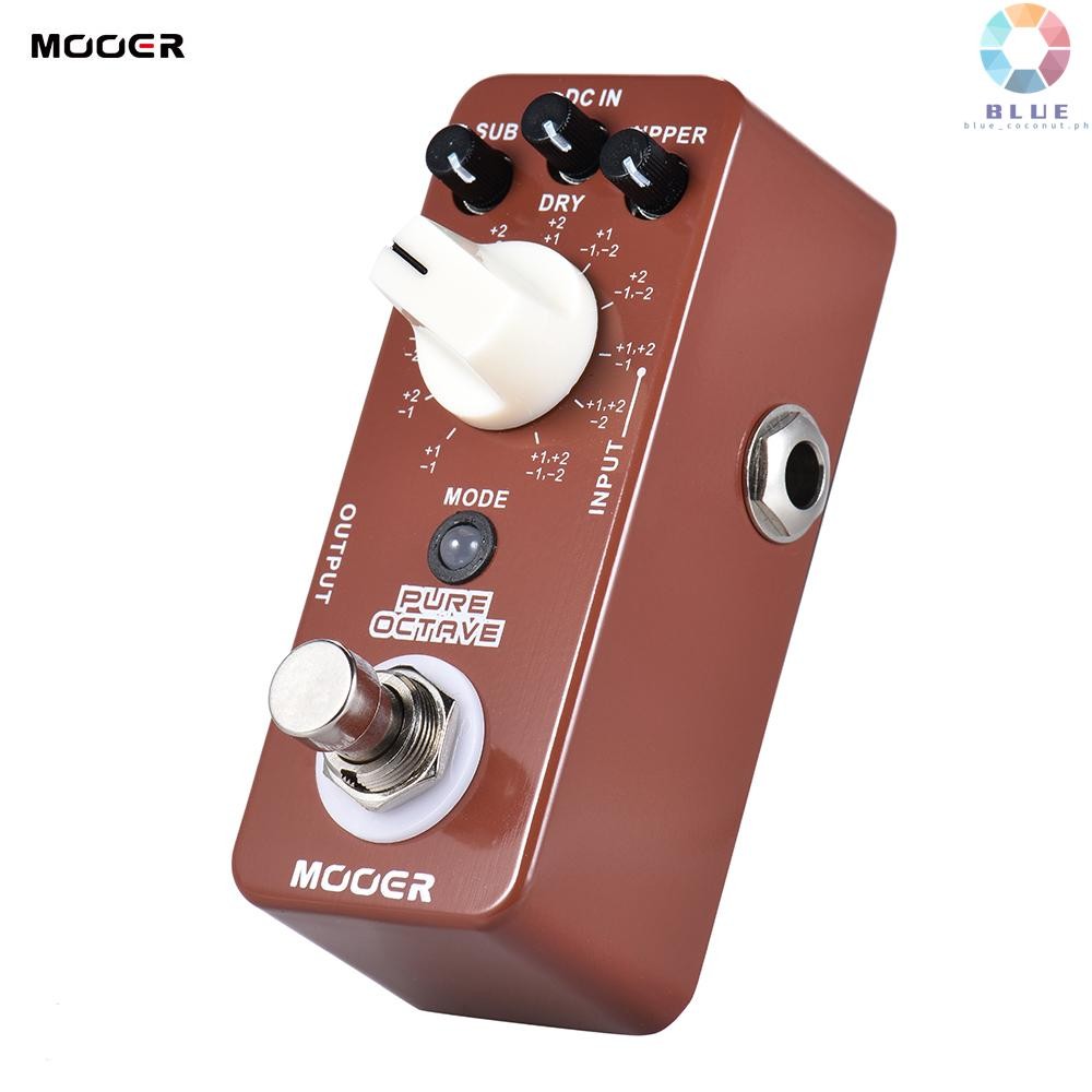 MOOER Pure Octave Octave Modes Bypass Octave Pedal Bypass Metal 11 ...