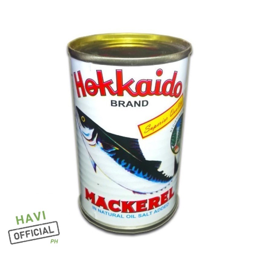 HAVI OFFICIAL HOKKAIDO MACKEREL IN NATURAL OIL 425G | Shopee Philippines