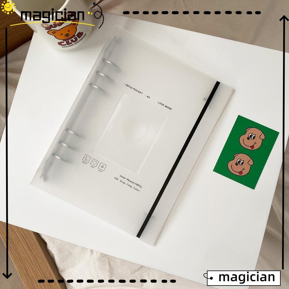 MAG Binder Storage Book, A5 Diary Journal Binder Cover, Multifunction ...