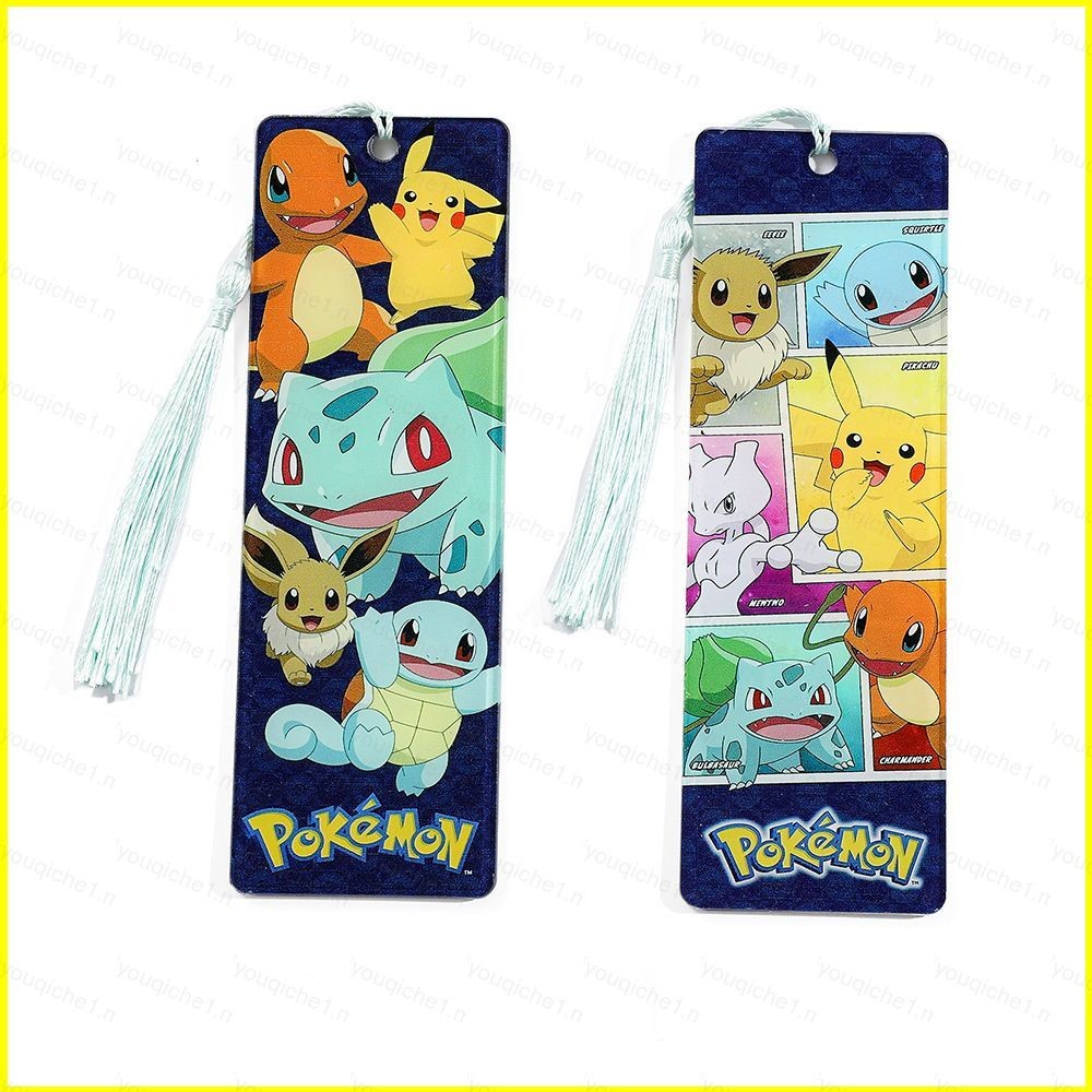 SY2 Pokemon Cartoon Acrylic Tassels Bookmark Gift For Kids Souvenirs ...