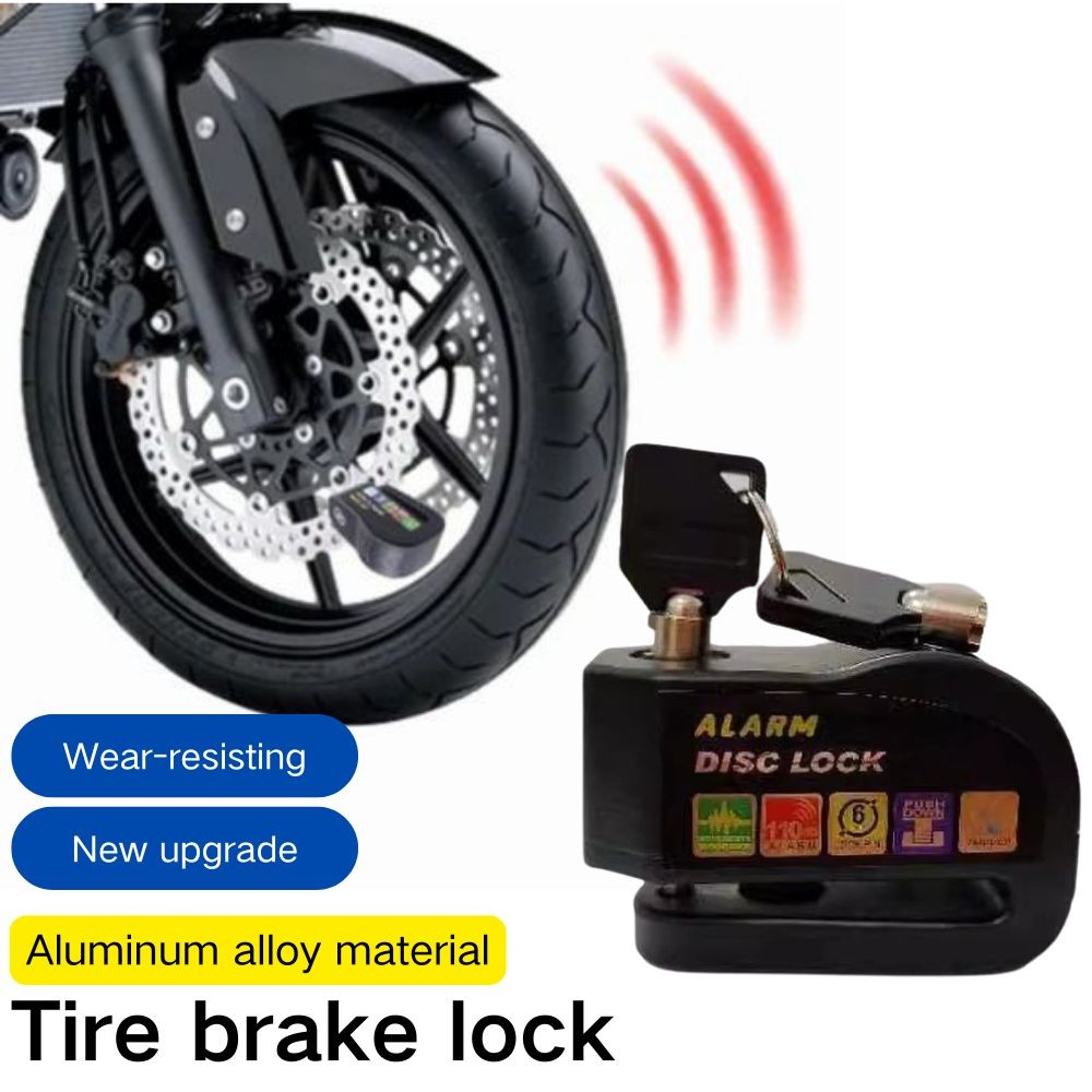 Brake Alarm Wheel Safety Anti-Theft Siren Motorcycle Disc Lock | Shopee ...