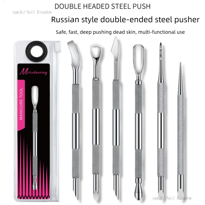 High-end Russian-style double-headed horseshoe steel pusher for nail ...