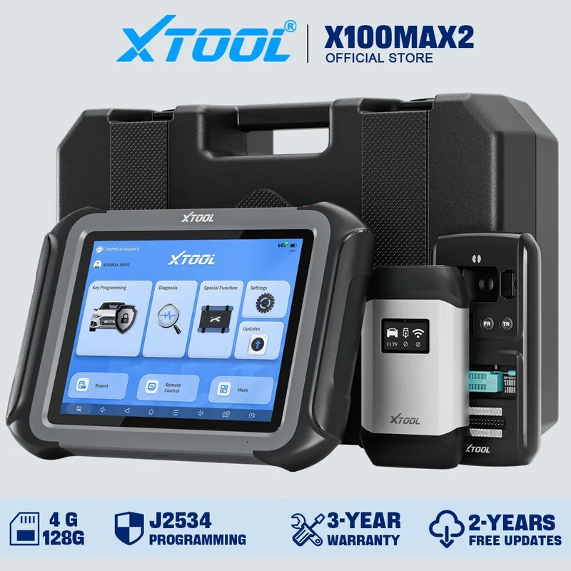XTOOL X100 MAX2 Immobilizer Key Programmer All System Car Diagnostic ...