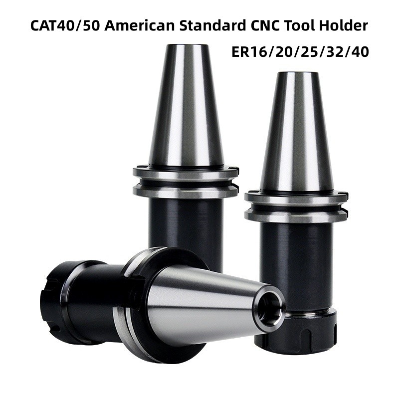 1PC CAT40 50 American standard CNC tool holder ER16/20/25/32/40 ...