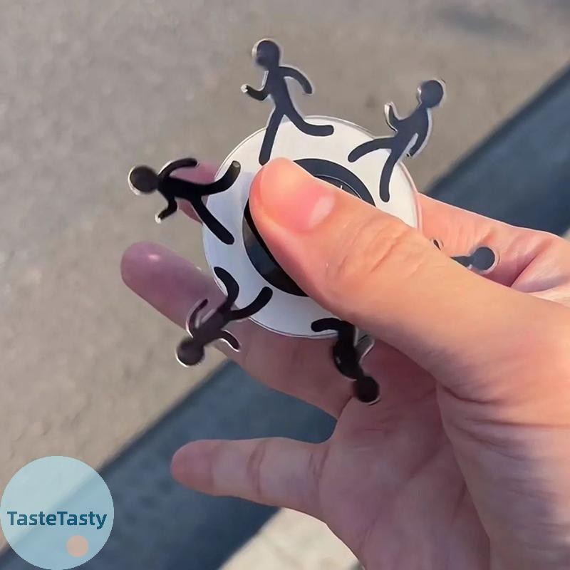 TasteTasty Matchstick Man Running Finger Gyro Dynamic Fingertip Gyro ...
