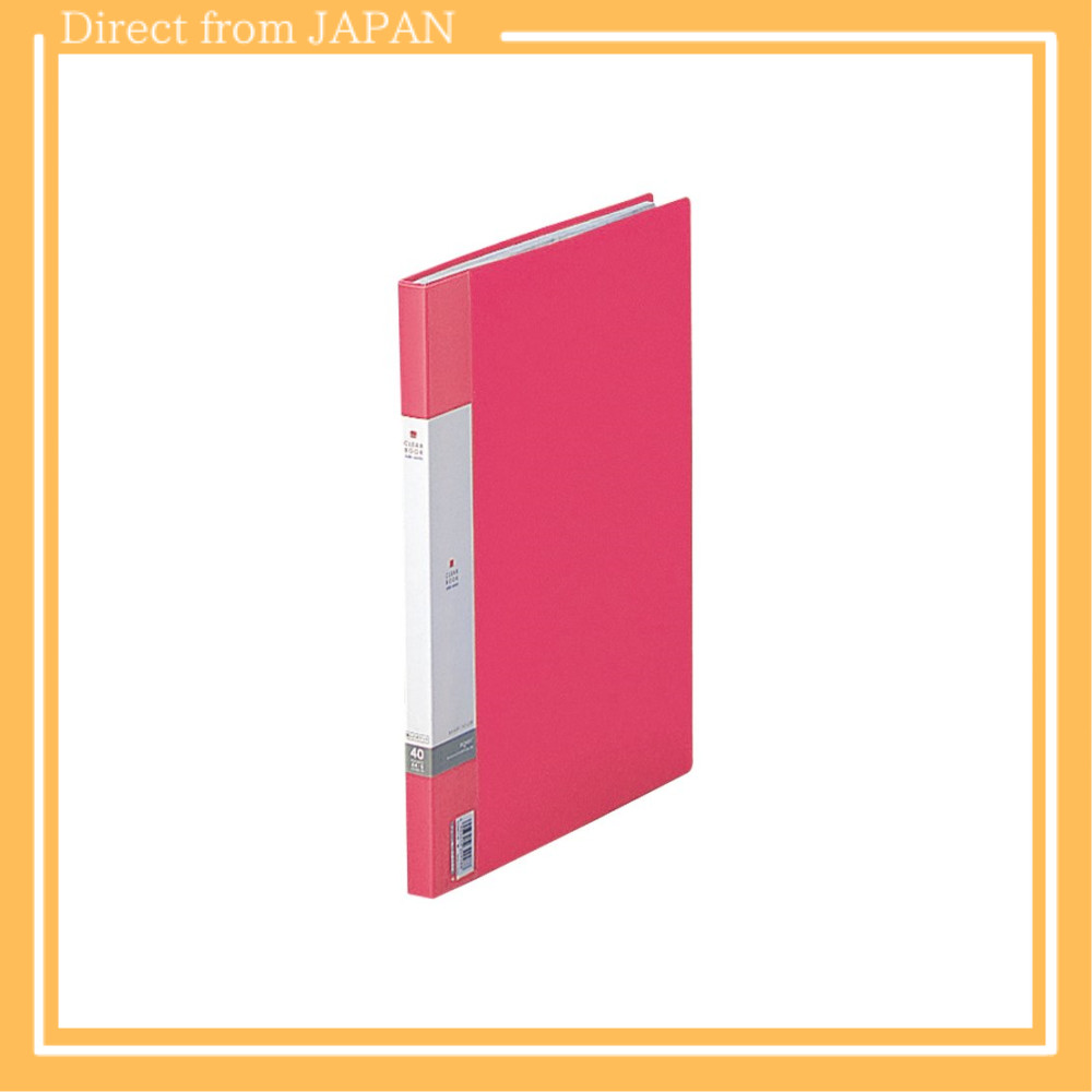 LIHIT LAB Clear Book A4/A3 Side Pocket 20 Sheets Red G3401-3 | Shopee Philippines
