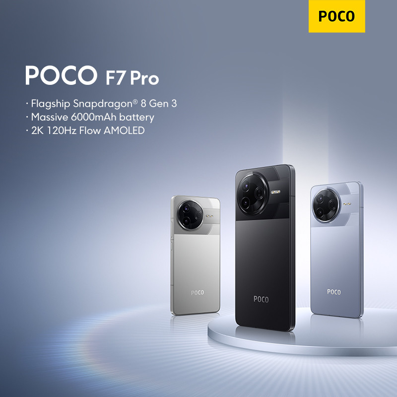 (LIMITED DEALS) PÓCÓ F7 Pro｜12GB+256GB/12GB+512GB, 6000 mAh battery, 6.67''120Hz M/Y/S/T/E/R/Y/B ...