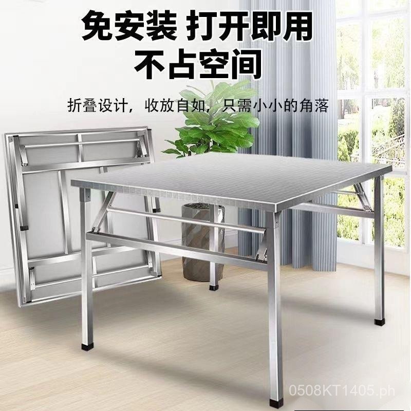 Stainless Steel Folding Table Night Market Restaurant Fast Food Table ...