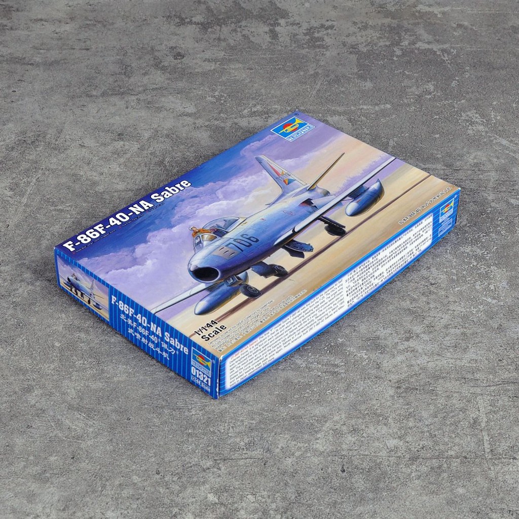 Static Plastic Assembly Model Airplane 1/144 American F-86 Saber Jet ...
