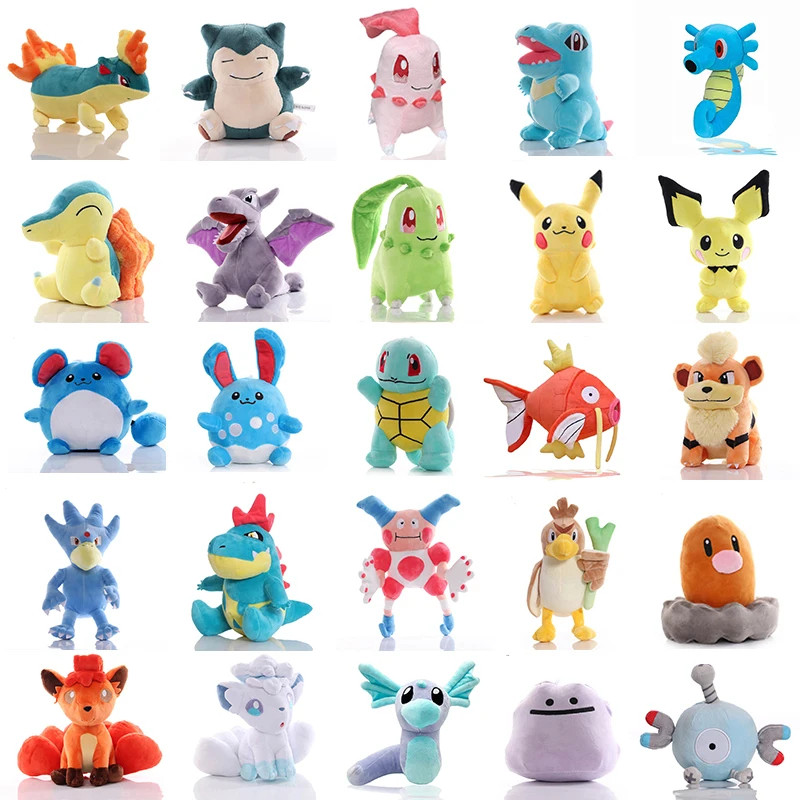 Super cute gift, 24 pieces of Pet Pokemon dolls, Pikachu and friends ...