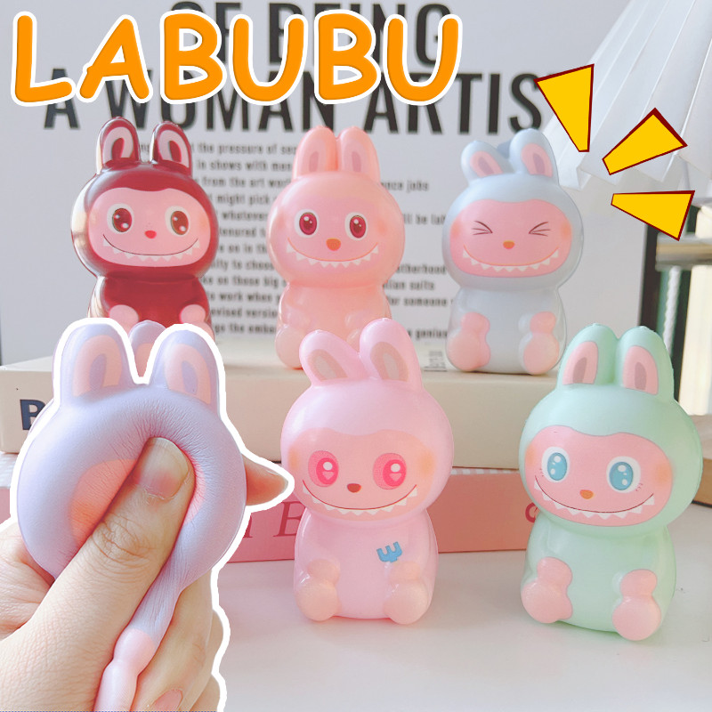 Labubu Squishy Toy - Decompression Sensory Toy - Doll Ornaments ...