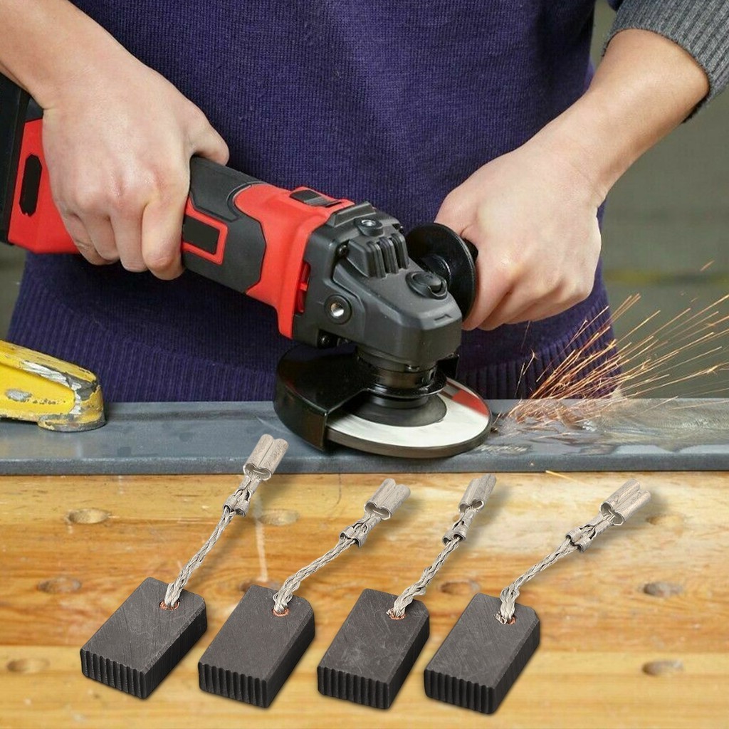 4pcs Carbon Brushes For Metabo Angle Grinder WQ 1400/WQ 1000/WQ ...