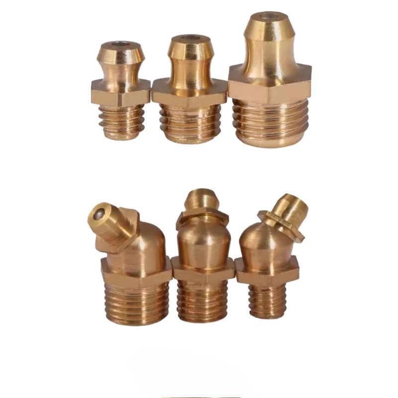 [HNK] Copper Butter Nozzle Grease Nozzle Head Oil Cup Grease Nozzle ...