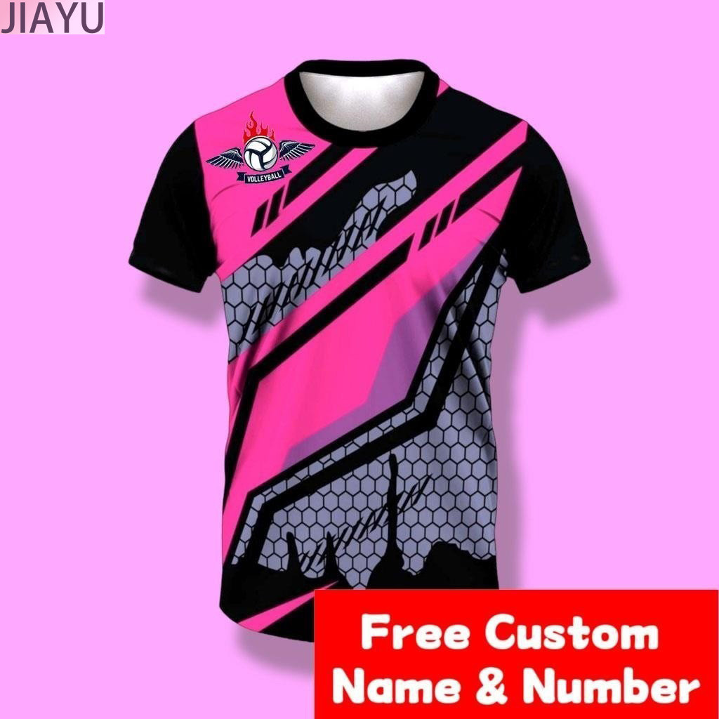 【Free Custom Name & Number】volleyball Sublimation T Shirt For Women Men Volleyball Full ...