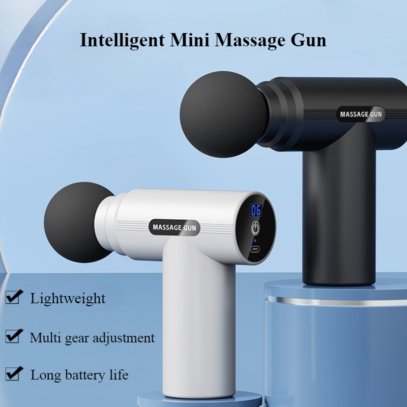 Massage Gun Mini High Vibration Fascia Gun Muscle Small Electric ...
