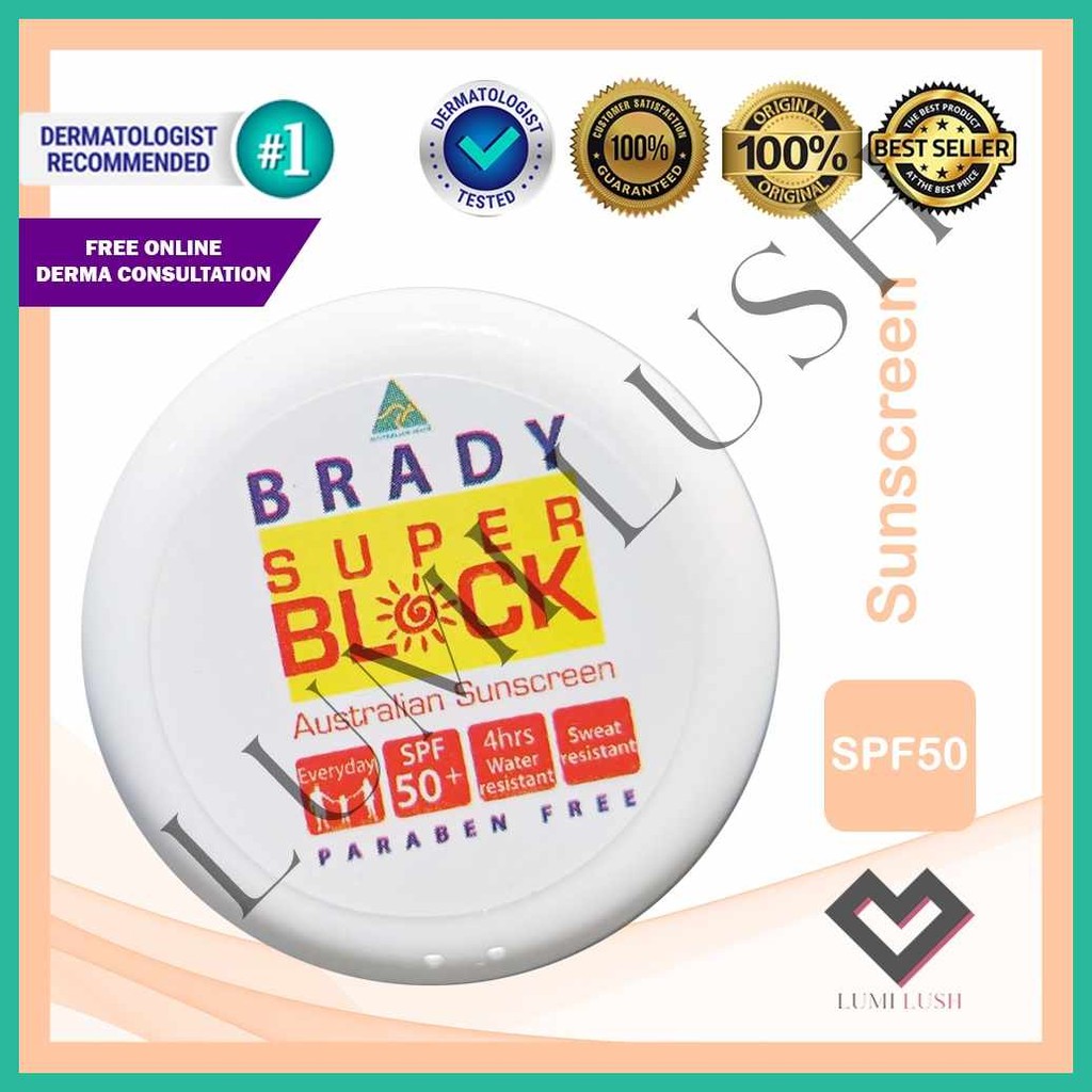Brady-IN'Super}H>e]Block)yI>Australian(qa=Sunscreen(aI=20g)ZS>SPF)mM>50 ...