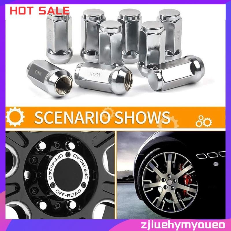 24Pcs Car Lug Nuts M14X1.5 Thread Cone Seat Car Wheel Nuts Replacement ...