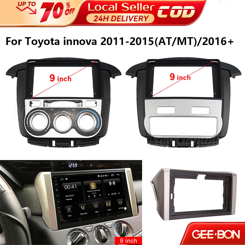 GEEBON Toyota Innova 2006-2020 Car Stereo 2din Panel Fascia 9 inch ...