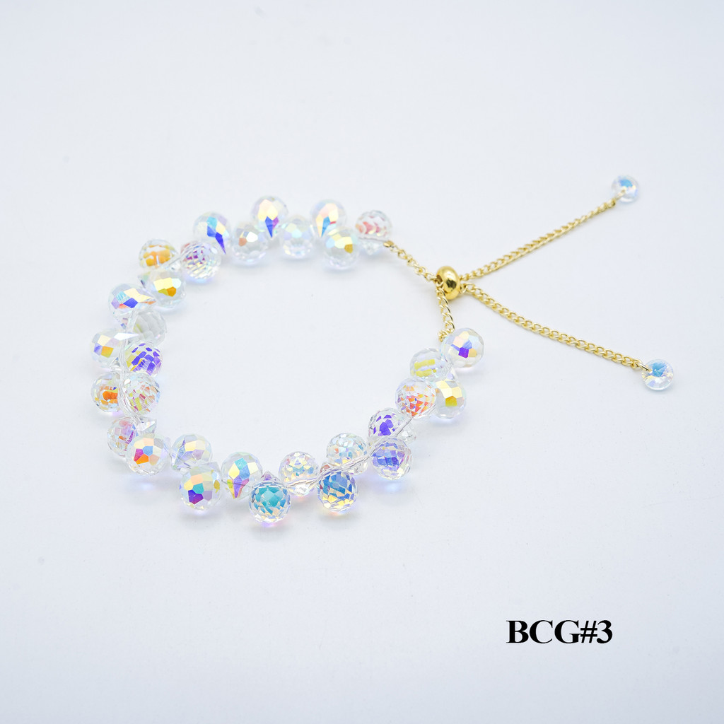 Sparkling Crystal gemstone bracelet for women(BCG) | Shopee Philippines