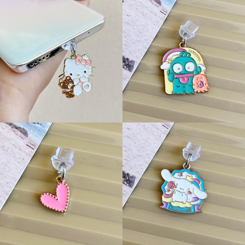 Cute Hangyodon Mobile Phone Anti-dust Plug DIY Cute Big Head Small ...