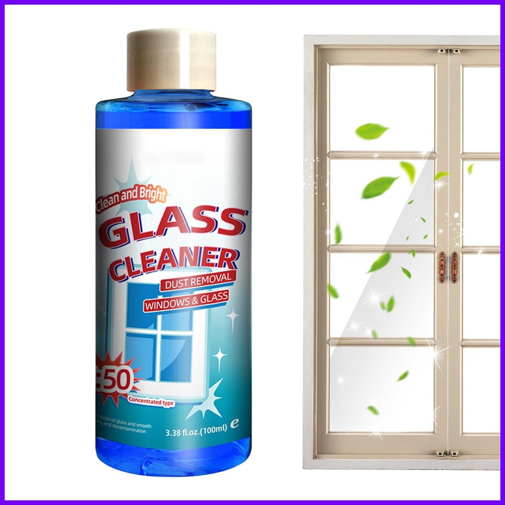 Windshield Cleaner Liquid 100ml Glass Cleaner Refill Professional Safe ...