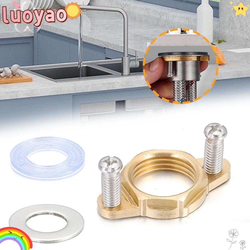 LUOYAO 1Set Faucet Fixing Tool Set, Brass Mounting Nut Kit Faucet ...