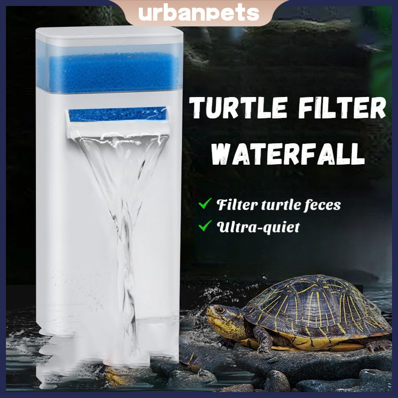 Turtle Tank Filter Low Water Level 3-In-1 Water Purification Circulation Filter Box Turtle Tank ...