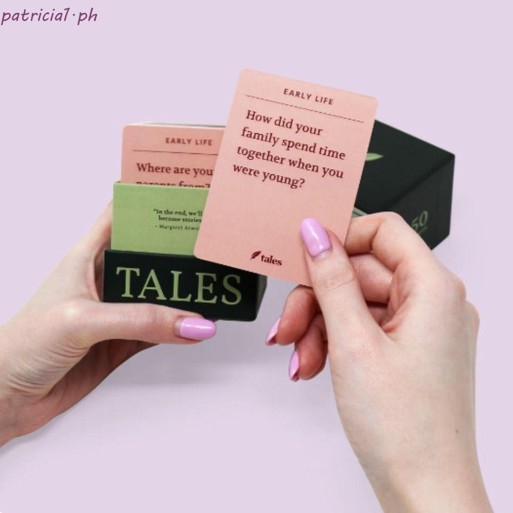 PATRICIA Family Conversation Cards, Meaningful Talk Family Game Night ...