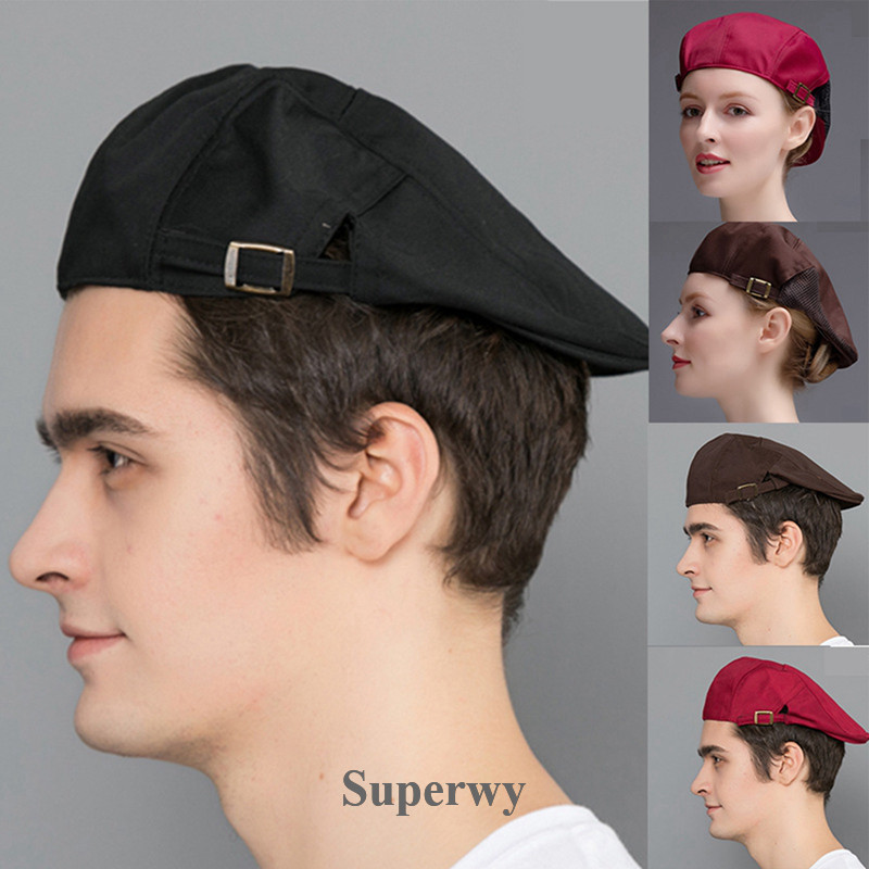 WY Restaurant Chef Kitchen Workwear Hats Prints Hotel Waiter Hats ...