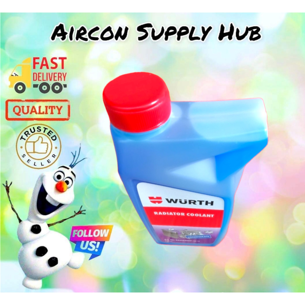 Wurth Radiator Coolant Concentrate 1Liter Antifreeze Antirust Original ...
