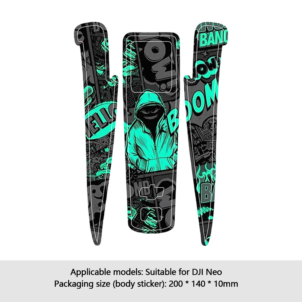 PVC Stickers Colorful Decorative Sticker Waterproof Decal Skin For DJI ...