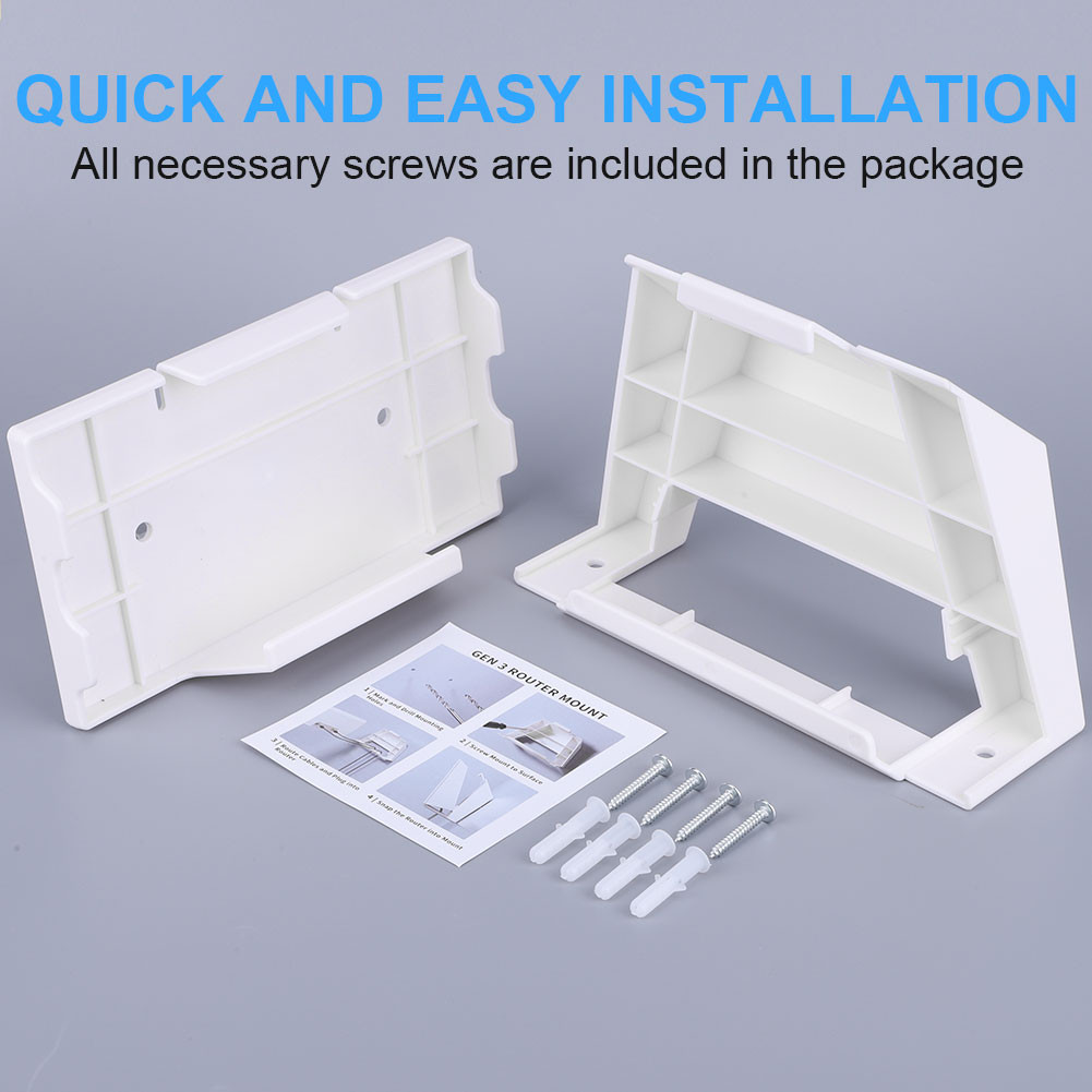 For Starlink Gen 3 Router Mount 2 in 1 Router Wall Mount and Power ...