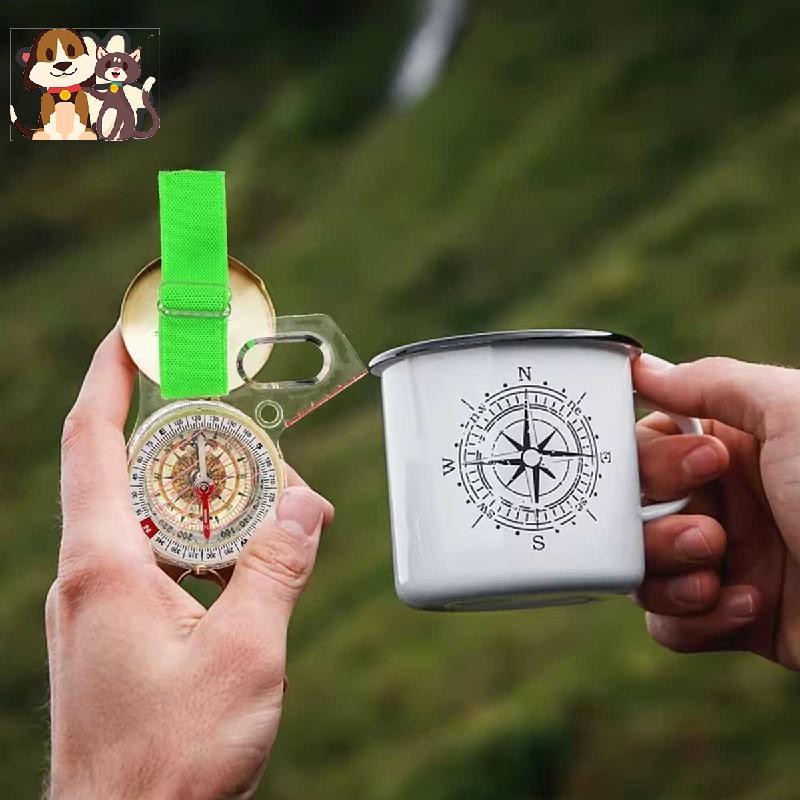 Portable Thumb Compass Professional High Sensitivity Luminous Map Scale ...