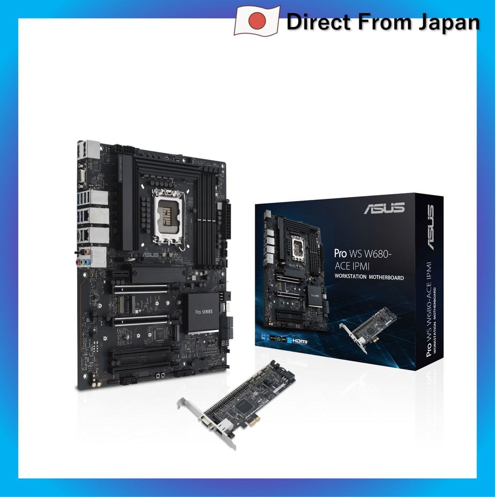 ASUS INTEL W680 (LGA 1700) ATX Motherboard PRO WS W680-ACE IPMI Japan ...