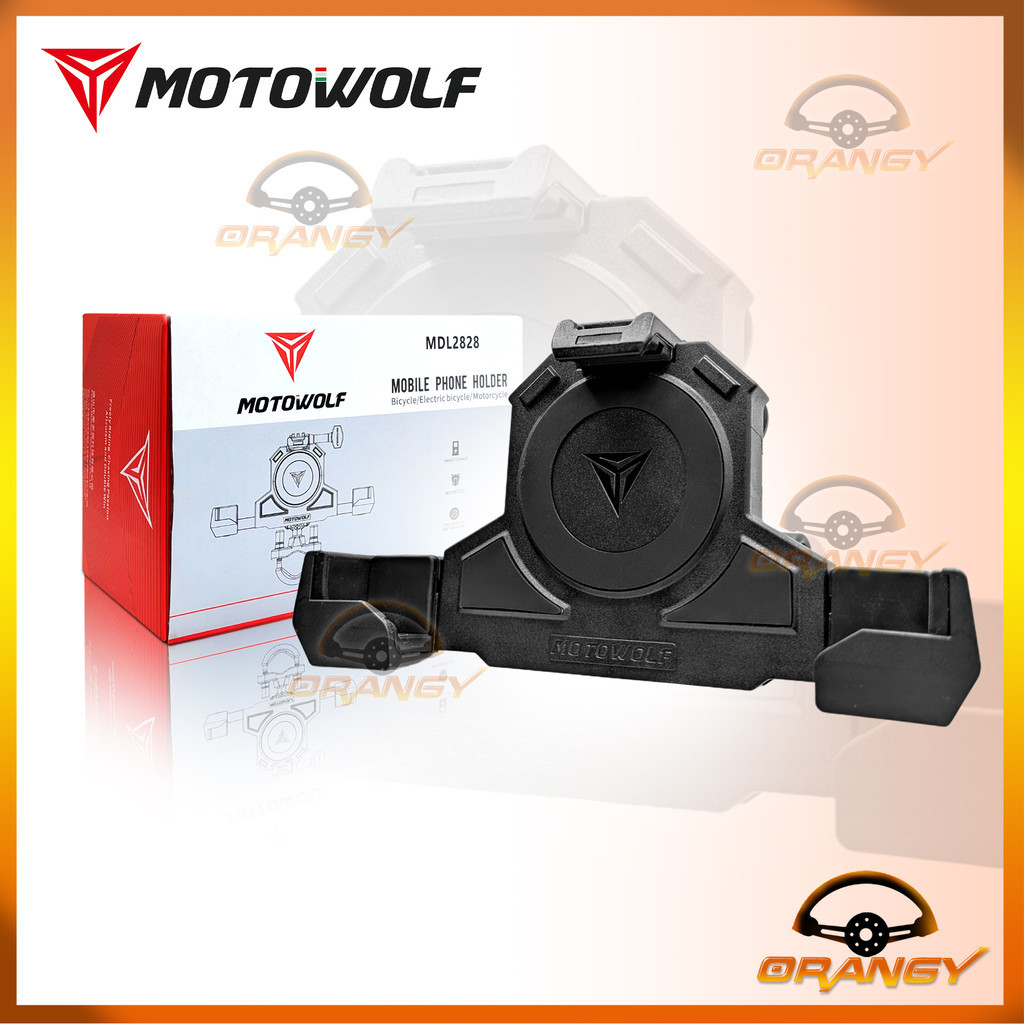 Motowolf Phone Holder V6 #2828 NO Charger - Mirror Type / Clamp Type ...