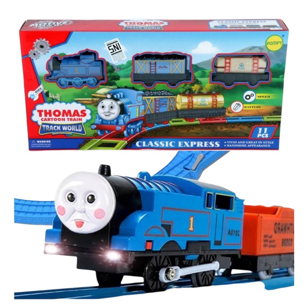 Thomas The Tank Engine With Rail Children's Toys Set Train Develop ...