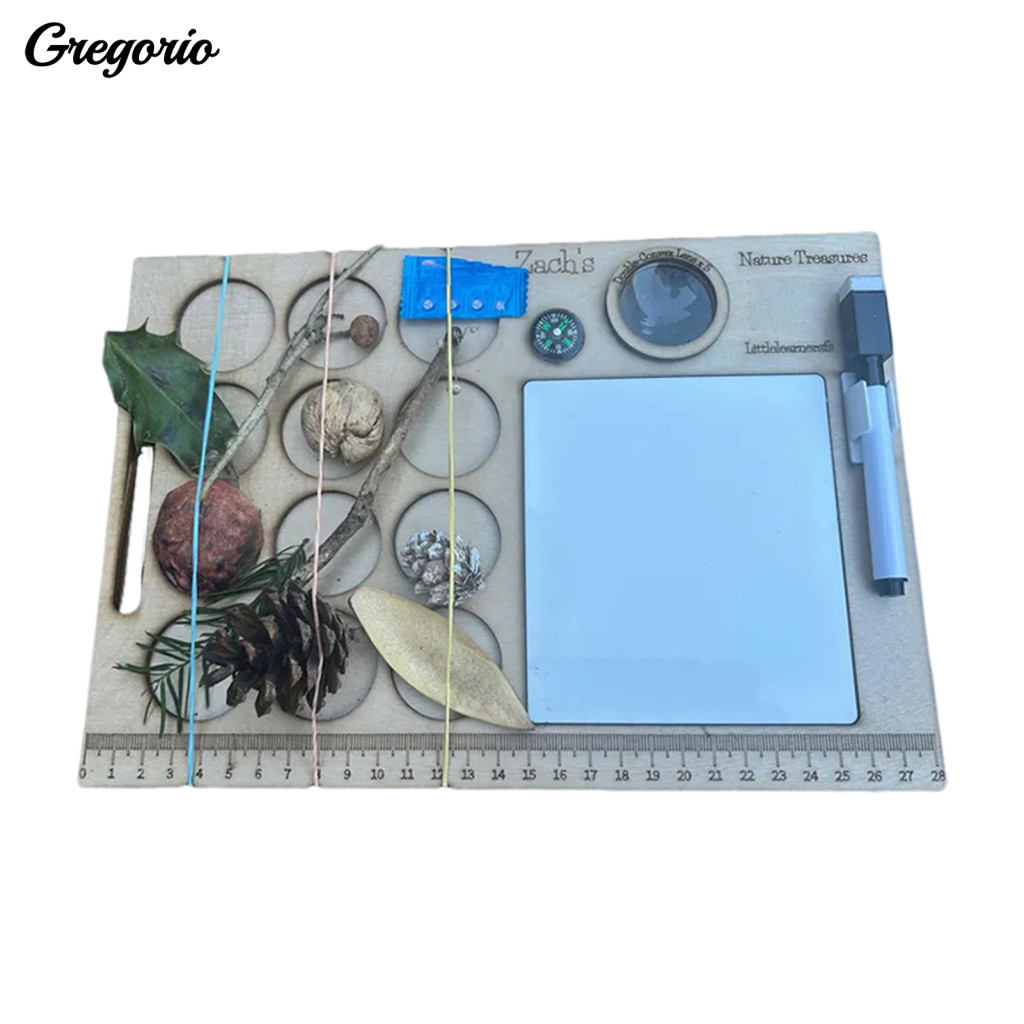 Scavenger Board with Ruler Outdoor Nature Exploration Tools Outdoor ...