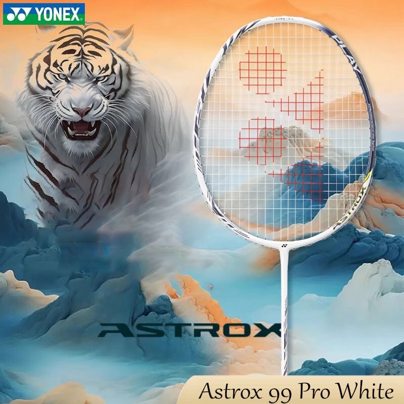 YONEX Astrox 99 Pro White Badminton Racket Full Carbon Single 4U With ...