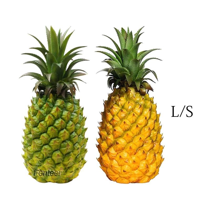 [Fenteer] Simulation Artificial Pineapple Fake Fruit Figurine Decor ...