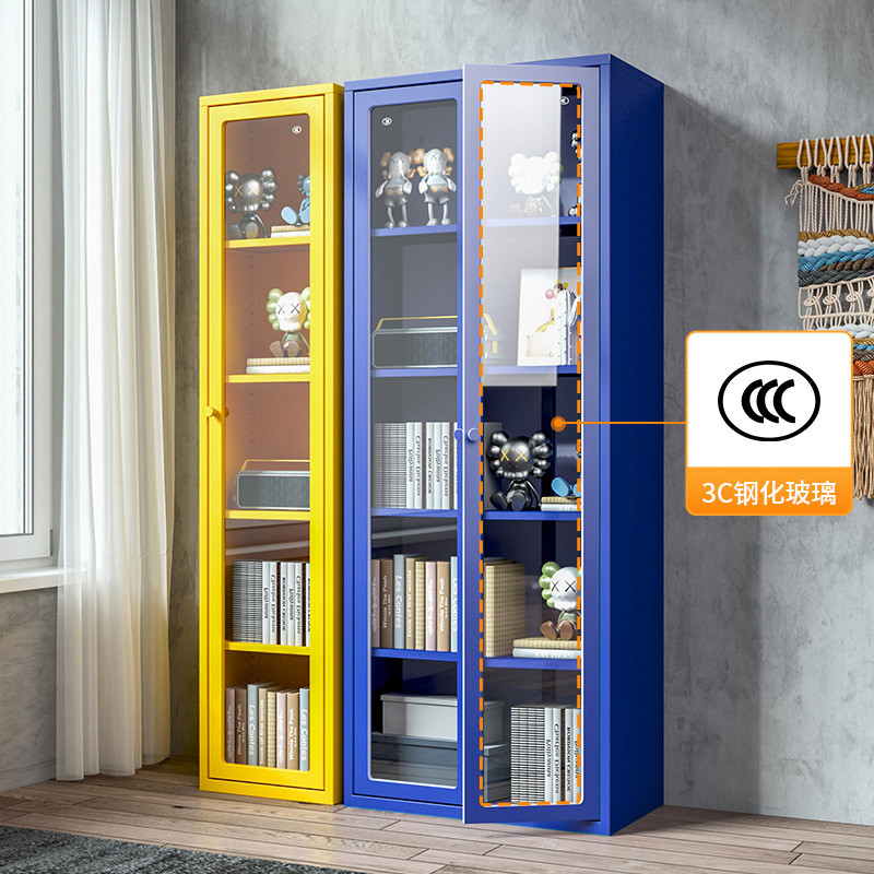 Nordic Simple Display Cabinet Storage Floor Bookcase Storage Cabinet ...