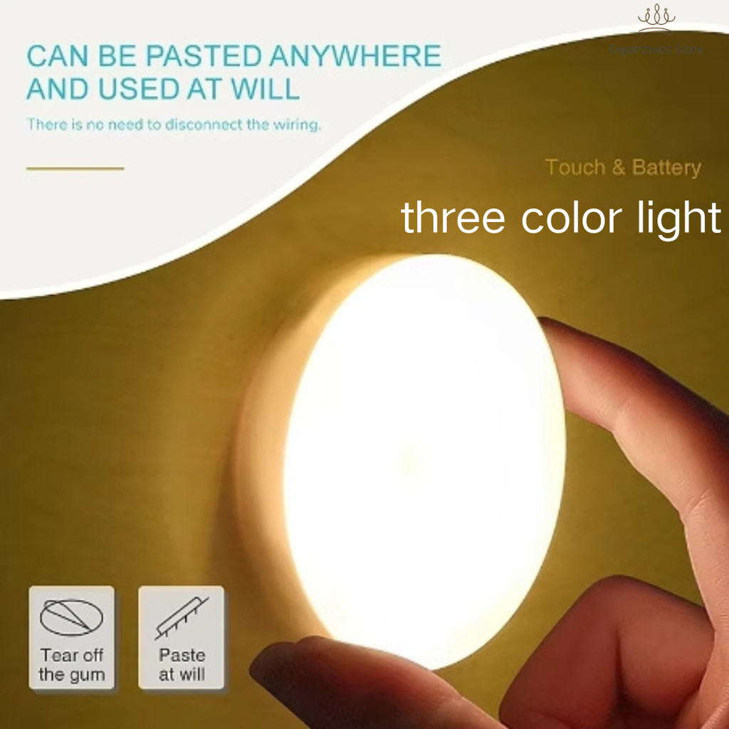 LED Touch Night Light With Motion Sensor 500mAh Battery USB ...