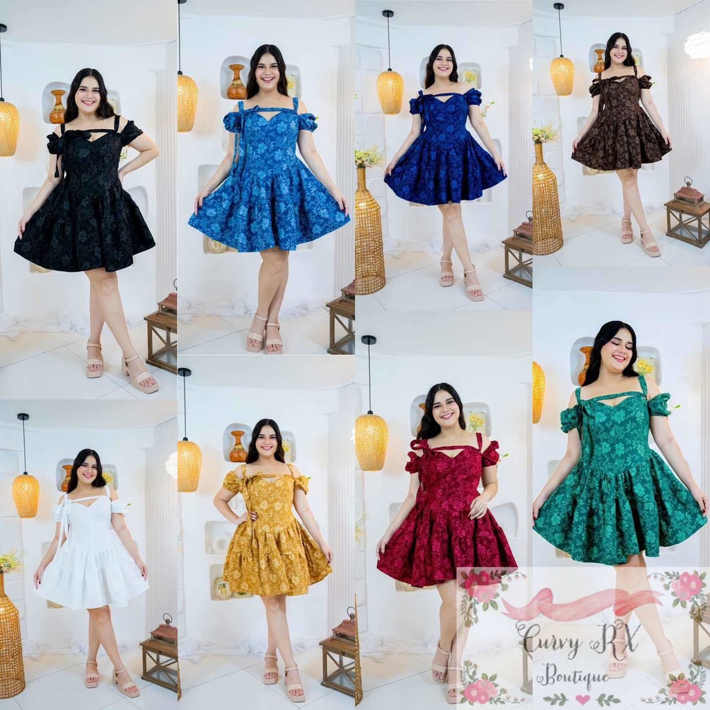 Plus Size Embossed Brocade Fabric Cordelia Sweetheart Neck Cocktail Dress - Perfect 4 Holiday ...