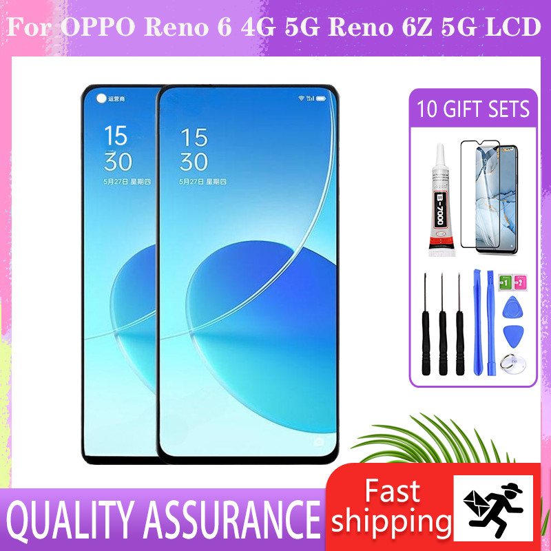 OLED OPPO Reno 6 4G 5G Reno 6Z 5G LCD Display Touch Screen Replacement ...