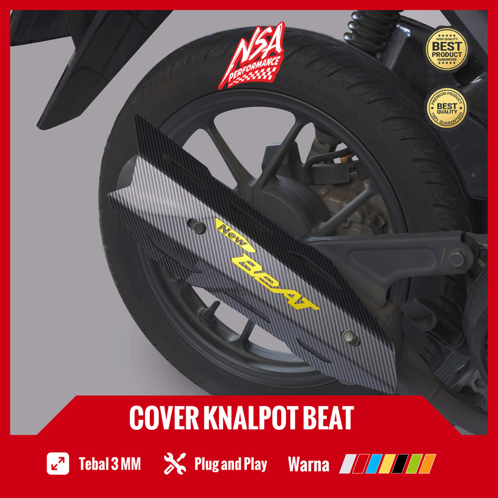 Nsa BEAT EXHAUST COVER 2010-2024 Exhaust COVER All Honda BEAT ...