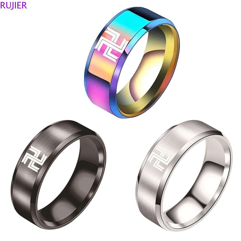 RUJIER Tokyo Revengers Ring for Adult Kids 5 Color Sano Manj Anime Ring ...