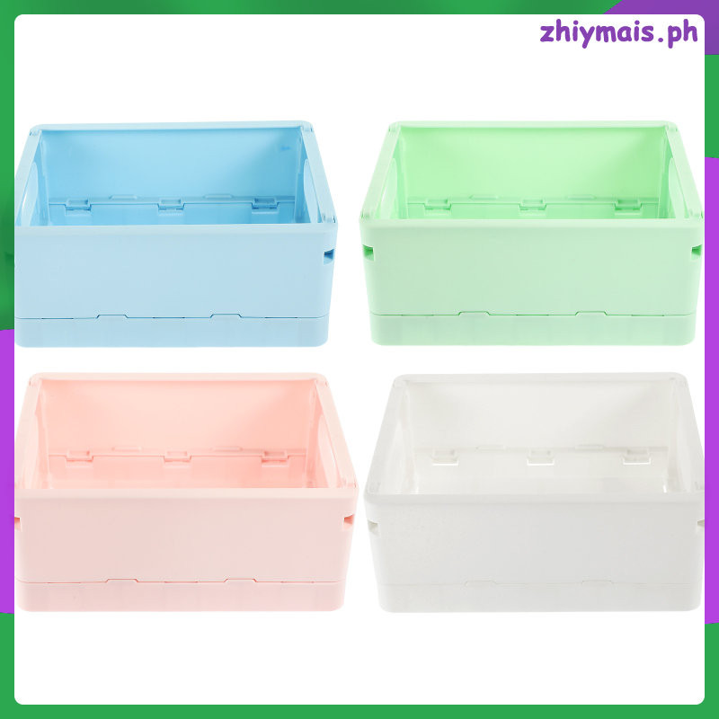 Small Containers Stackable Crates Storage Bins Mini Folding Student ...